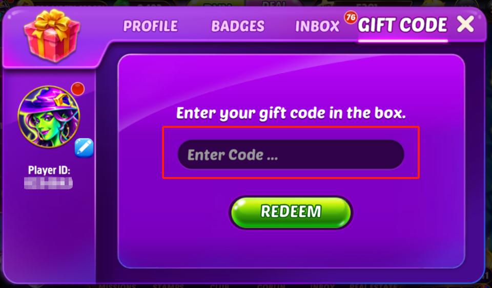How do I use the GIFT CODE? — Jackpot Wins Help Center