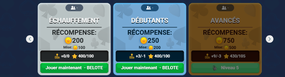 Nouveau design ! Ne manquez pas les nouveautés de VIP Belote ! — VIP ...