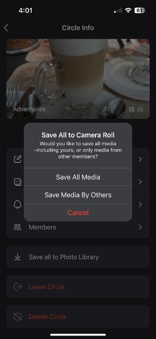 How can I save/download photos or videos? — PhotoCircle Help Center