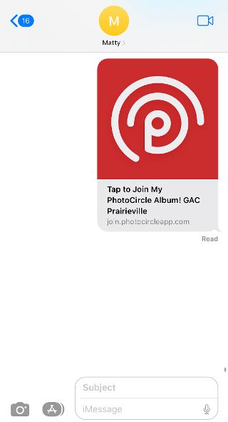 How do I join my friend's circle? — PhotoCircle Help Center