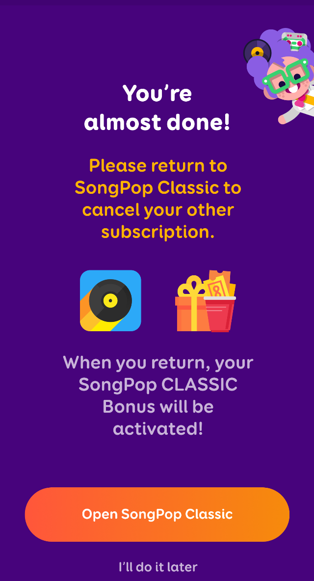 Annual PLUS Subscription — SongPop Classic Help Center