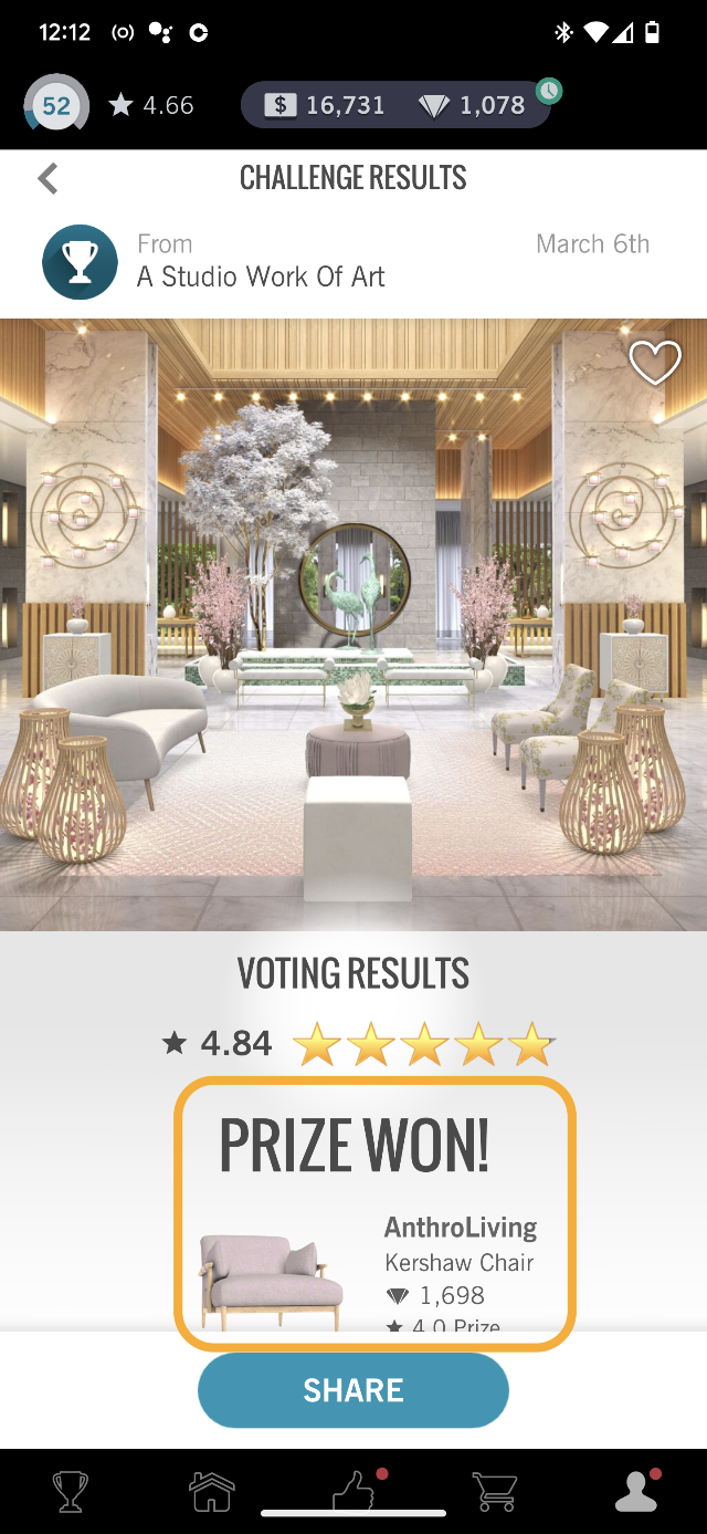 When do I receive my prizes for completed Challenges? — Design Home ...