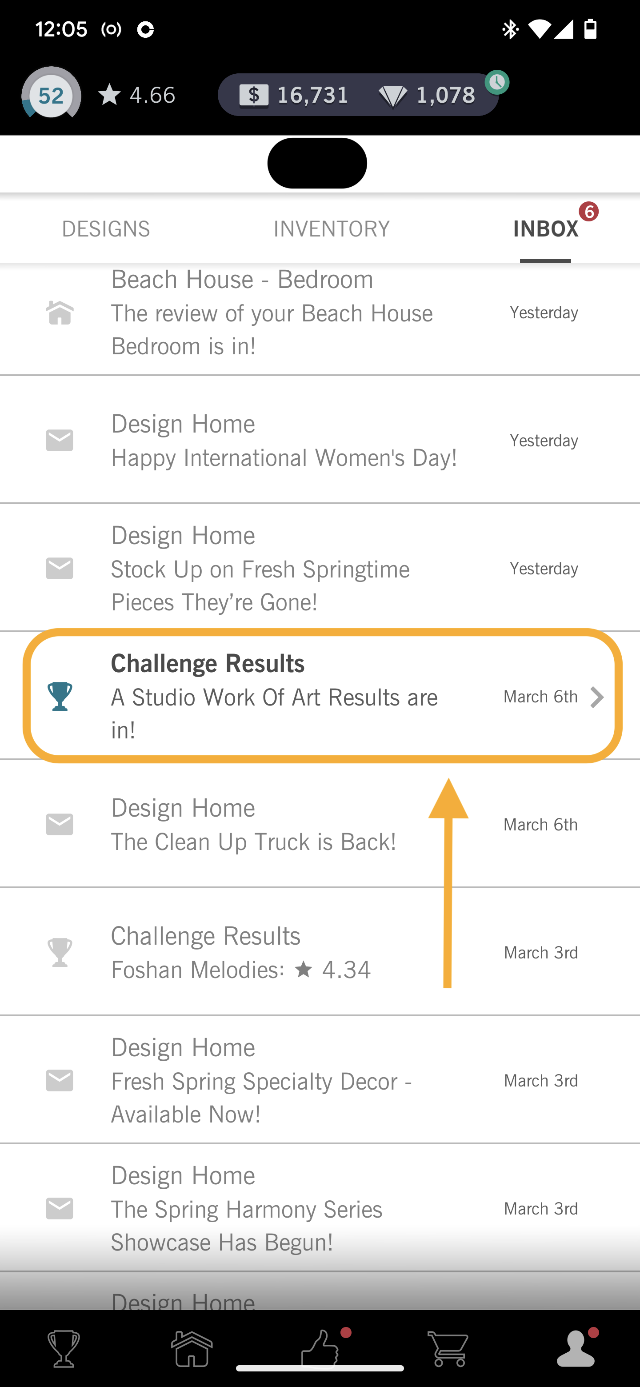 When do I receive my prizes for completed Challenges? — Design Home ...