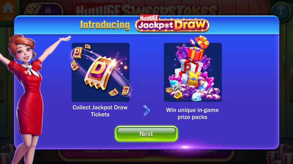 ¿Qué es Jackpot Draw? — Huuuge Casino Centro de ayuda