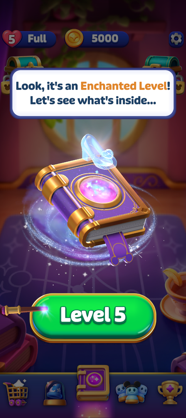 What is an Enchanted Level? — Disney Magic Match 3D Help Center