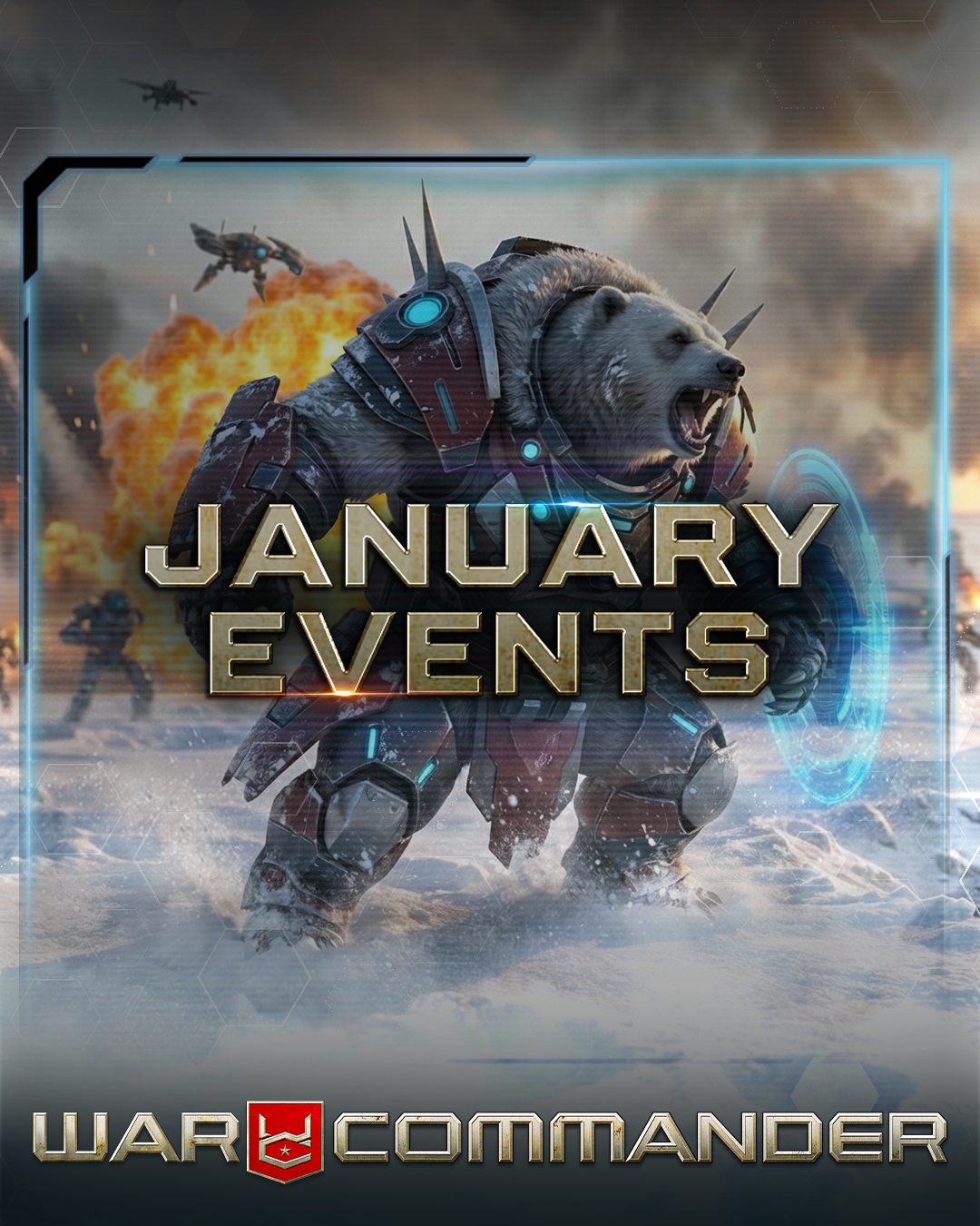 《戰爭指揮官》2026年1月活動日曆 — War Commander幫助中心