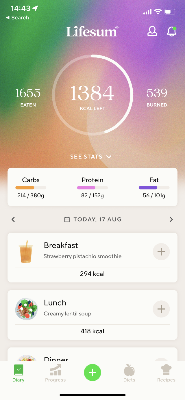 ¿Qué es Lifesum y cómo empiezo? — Lifesum Centro de ayuda