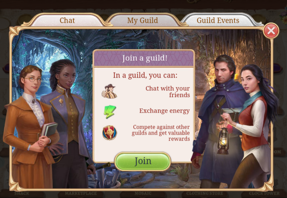 How do I join a guild? — Seekers Notes: Hidden Objects Help Center