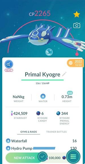 Primal Reversion — Pokémon GO Help Center