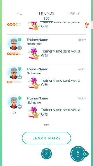 Friend List & Friendship Levels — Pokémon GO Help Center