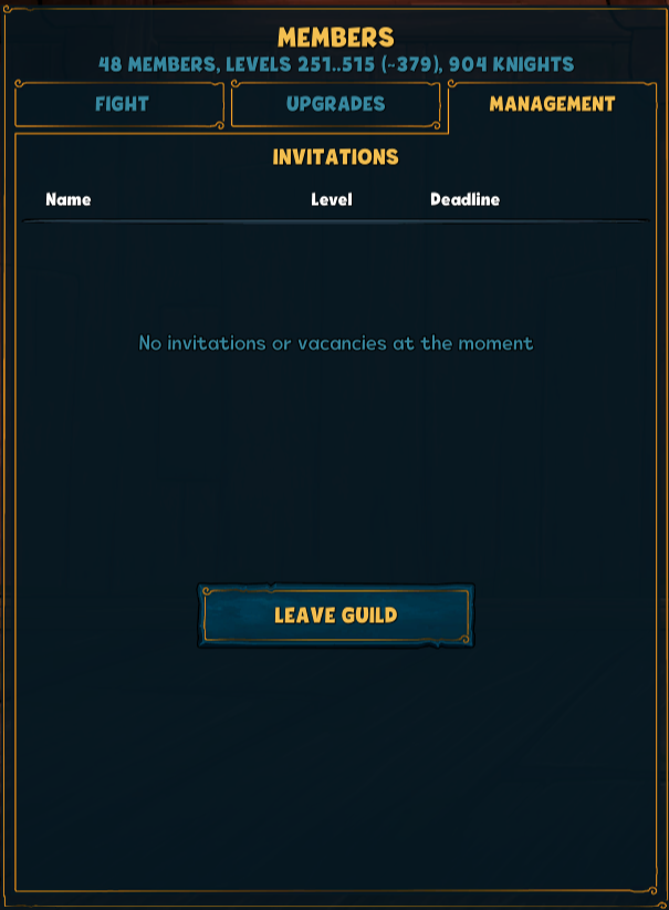 How can I leave a guild? — Shakes & Fidget Help Center