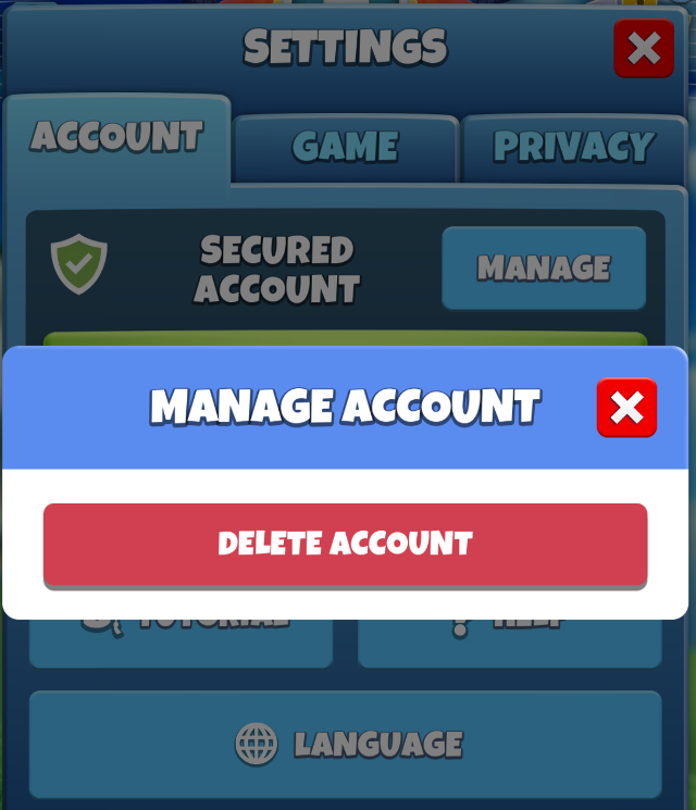 How do I delete my account? — Golf Clash Help Center