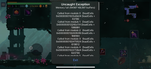 Memory Issues - "Memory full" error — Dead Cells Help Center