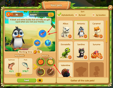 Pets — Coral Isle 2: Tropical Stories Help Center