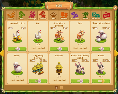 Animals — Coral Isle 2: Tropical Stories Help Center