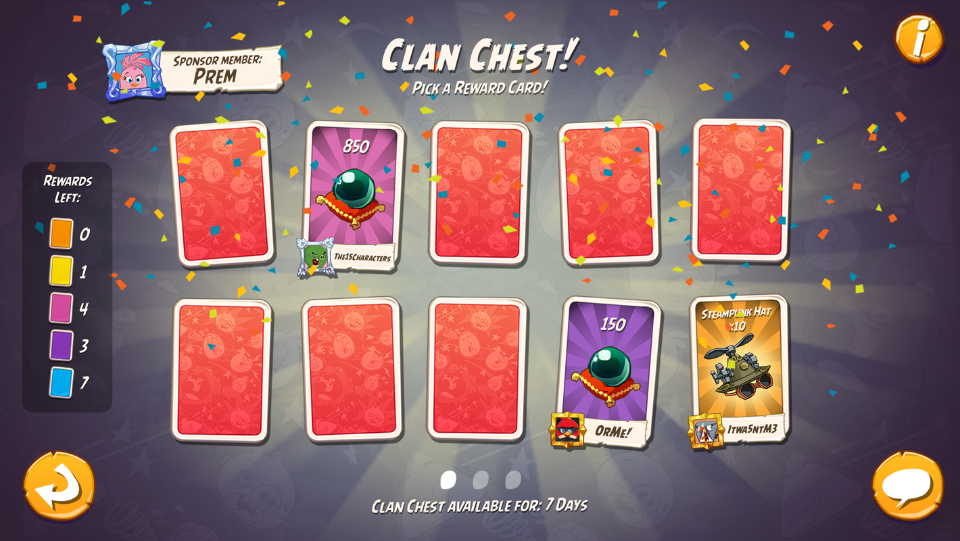 Clan Chest — Angry Birds 2 Help Center