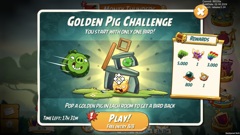 Golden Pig Challenge — Angry Birds 2 Help Center