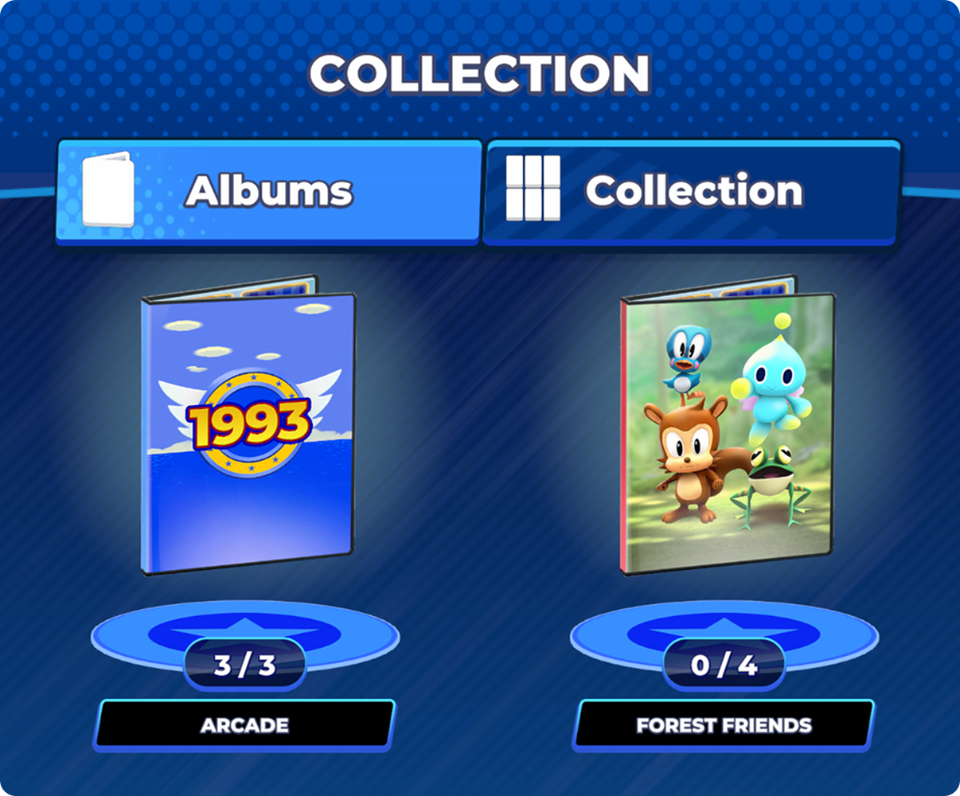 Albums and Collection — Sonic Blitz Help Center