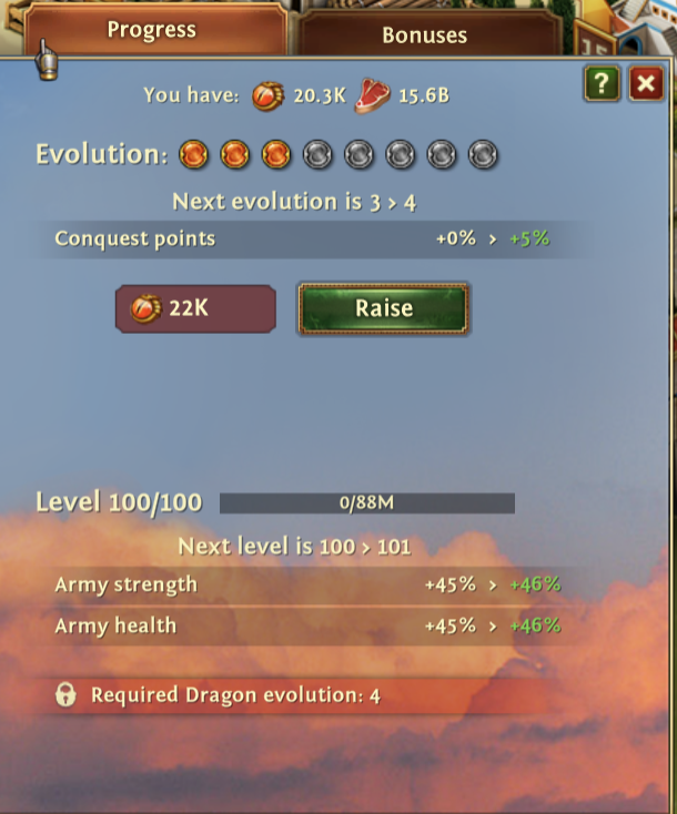 Dragon bonuses — Total Battle Help Center