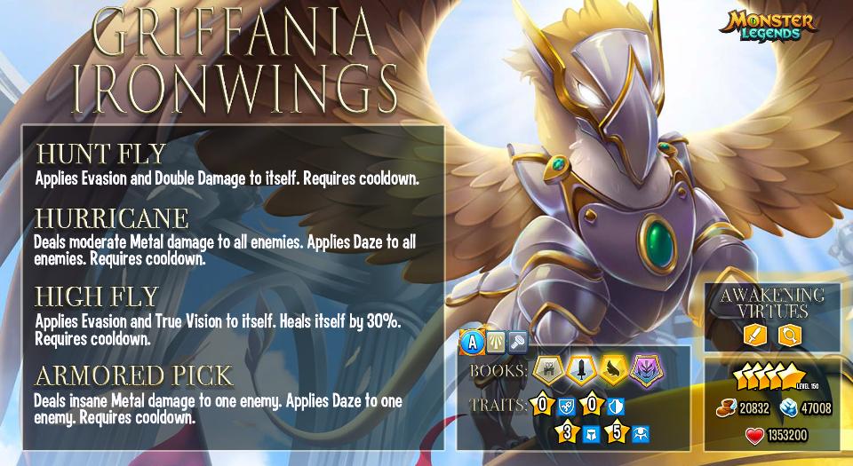 Pandalf's Conjuring: Griffania Ironwings (Light Court Ancestor ...