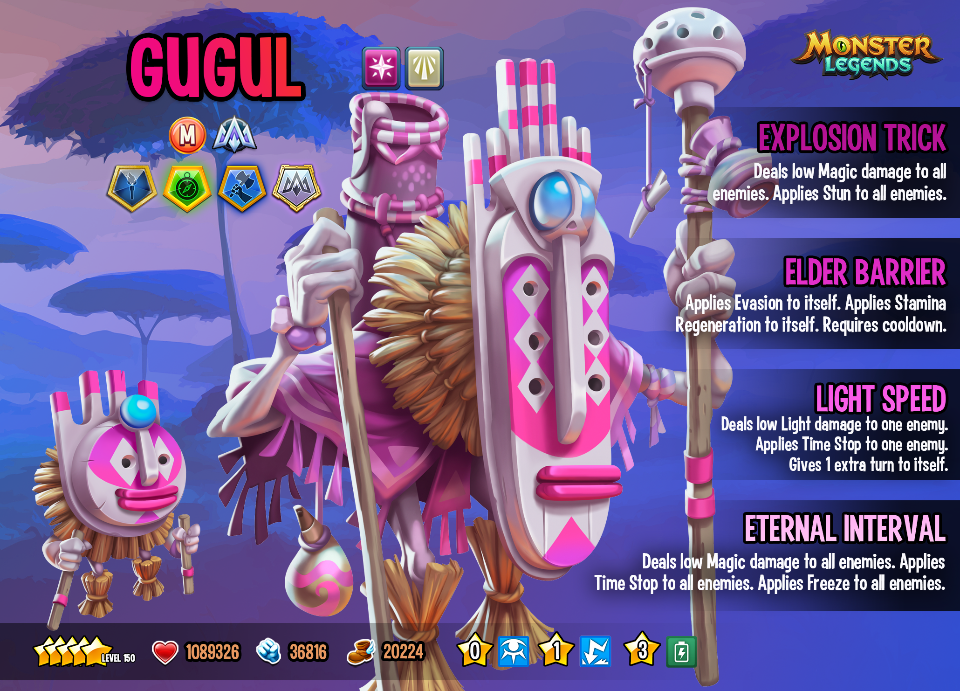 Pandalf's Conjuring: Gugul 💜 — Monster Legends Help Center