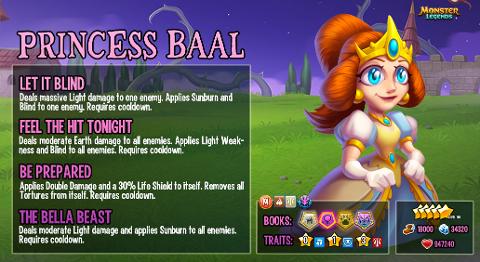 Golden Legends Pass: Princess Baal 👸🏻🦁 — Monster Legends Help Center