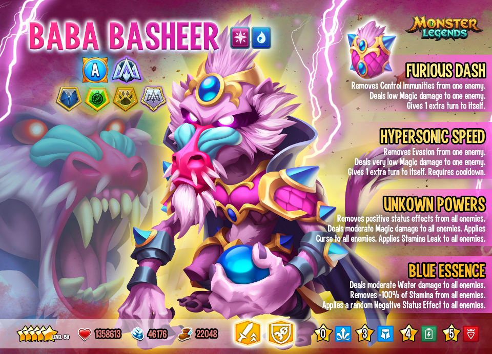 Pandalf's Conjuring: Baba Basheer 🐒 — Monster Legends Help Center