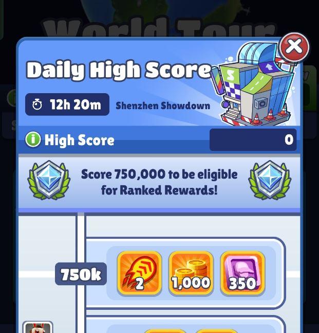 Ranked Rewards — Subway Surfers Help Center