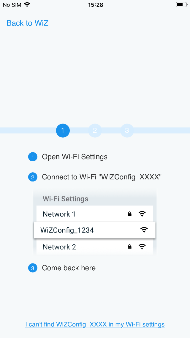 Adding a Wi-Fi switch in the system — WiZ Help Center