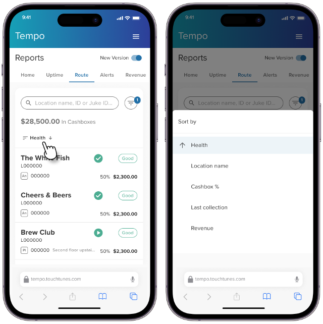 Major updates to the Route Section are now live! — Tempo US Help Center