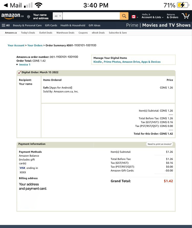 Where can I find my payment receipts? AMAZON — Klondike Adventures Help ...