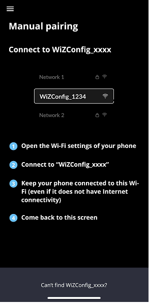 Adding WiZ lights in your home — WiZ V2 Help Center