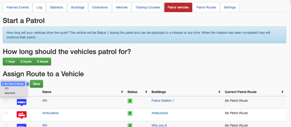 How can I send my police vehicles on patrol routes? — Mission Chief ...