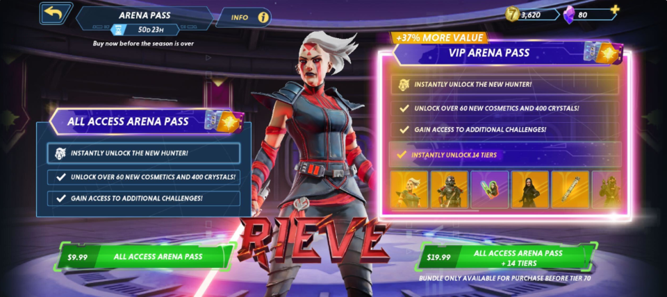 What are Arena Pass and Arena Pass XP Boosts? — STAR WARS: Hunters ...