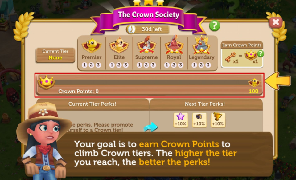 Crown Society — FarmVille 2: Country Escape Help Center