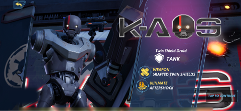 Hunter: K-A0S — STAR WARS: Hunters™ Help Center