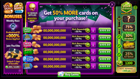 Rich REWARDS — Hit it Rich Help Center