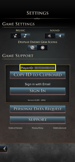 Where can I find my Player ID? — Game of Thrones: Legends Help Center