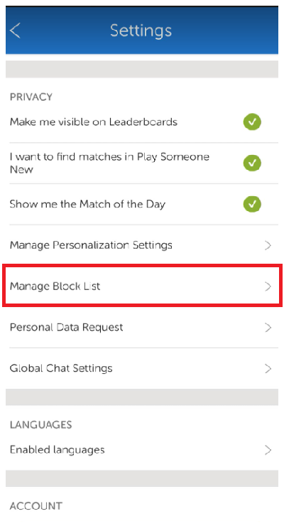 How do I block a user and report abuse? — Words With Friends 2 Help Center
