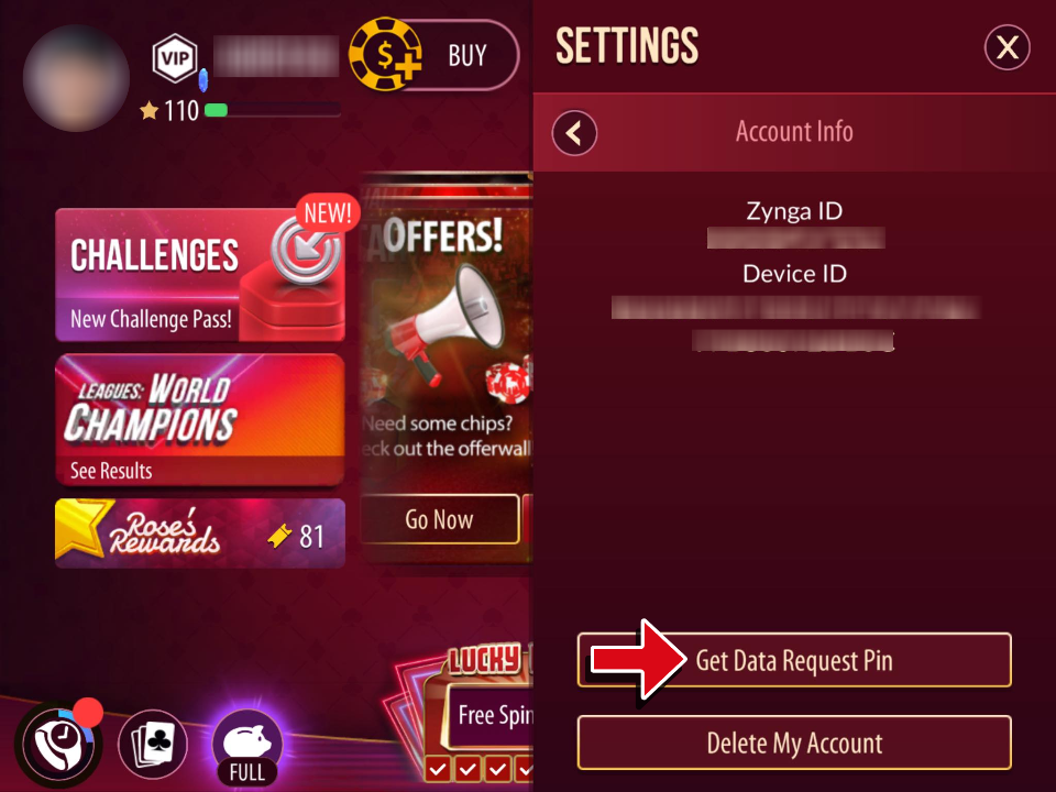 How do I find my Player ID and PIN for Zynga Poker? — Zynga Poker Help ...