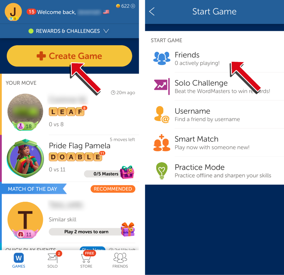 How do I start a game? — Words With Friends Classic Help Center