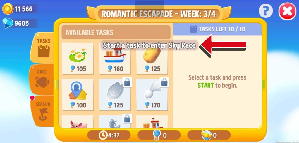 What is the Sky Race? — FarmVille 3 Help Center