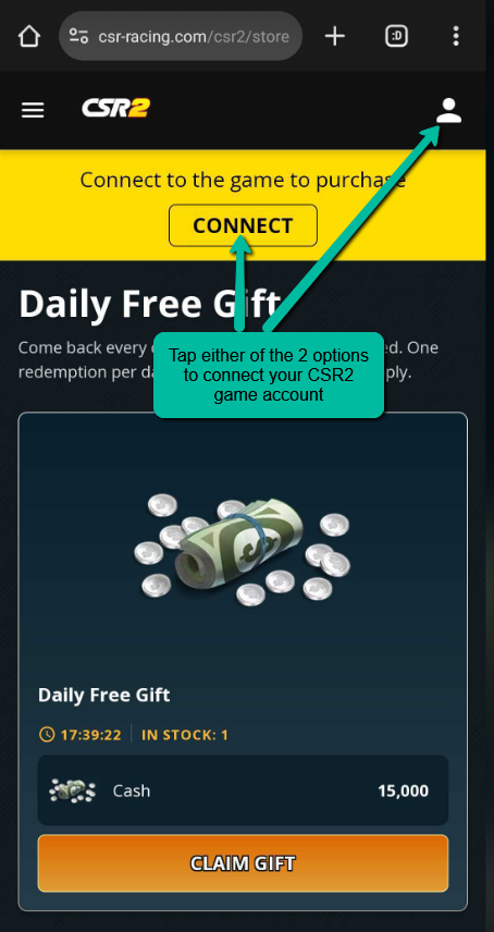How do I access the CSR2 Store? — Zynga Store Help Center