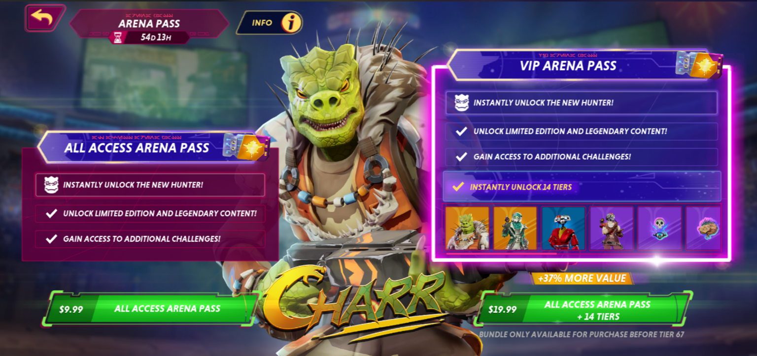 What are Arena Pass and Arena Pass XP Boosts? — STAR WARS: Hunters ...